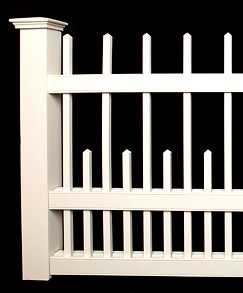 Square Picket Staggered | New England Cedar Fence